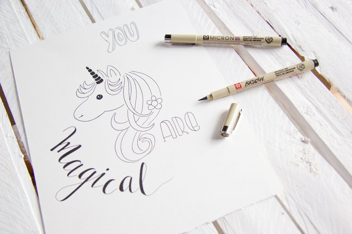 Sakura Pigma Calligrapher Pens - To create stunning, decorative text ...
