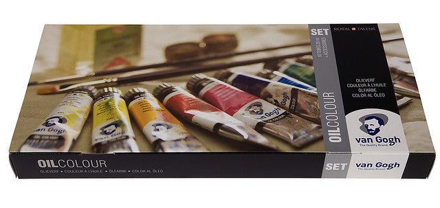 Van Gogh Oil colour advanced set | 10 x 20 ml + accessories – Royal Talens