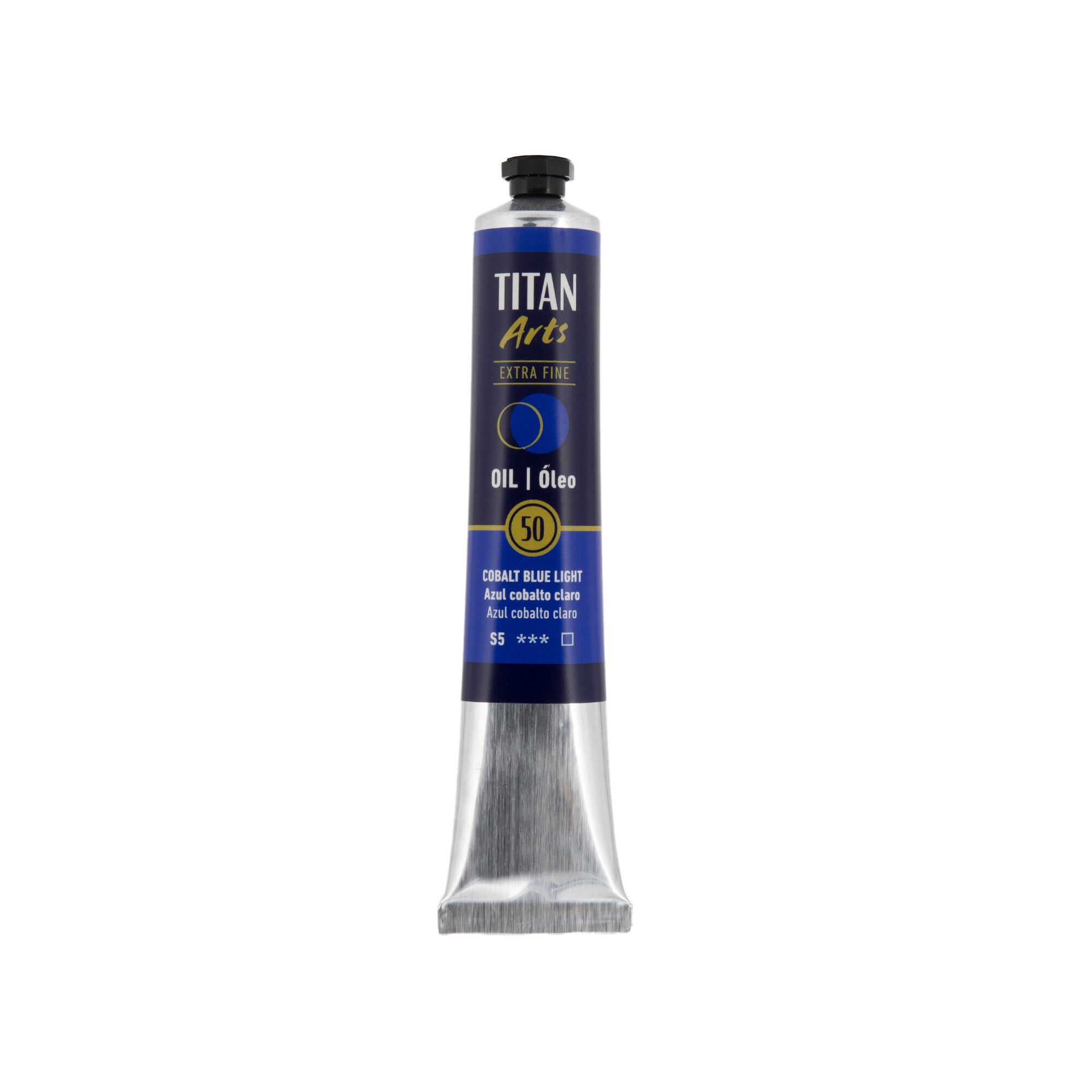 TITAN Arts Oil Colour Extra Fine tube 60 ml Cobalt blue light N° 50 ...