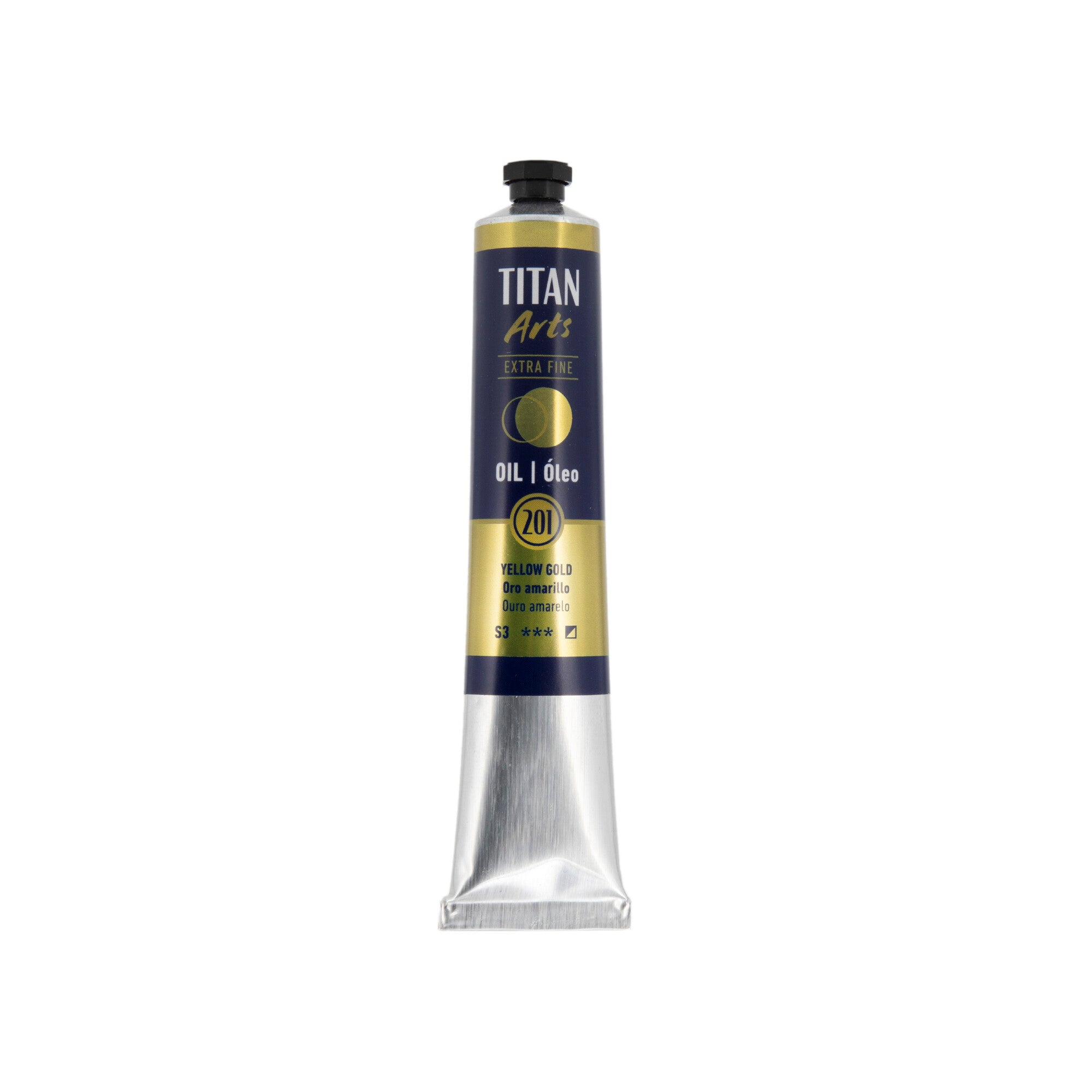 TITAN Arts Oil Colour Extra Fine tube 60 ml Yellow gold N° 201 – Royal ...