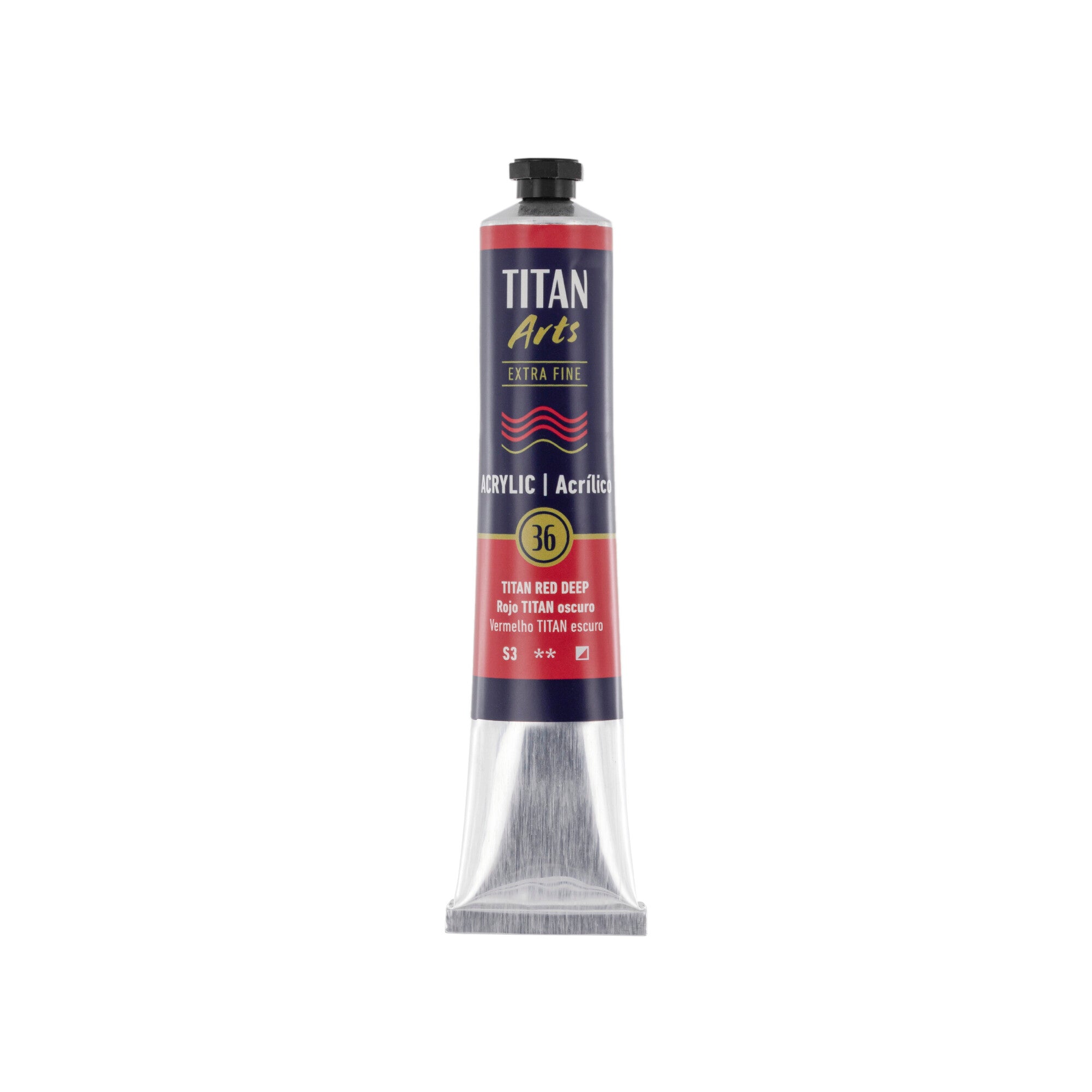 TITAN Arts Acrylic Extra Fine 60 ml TITAN red deep – Royal Talens