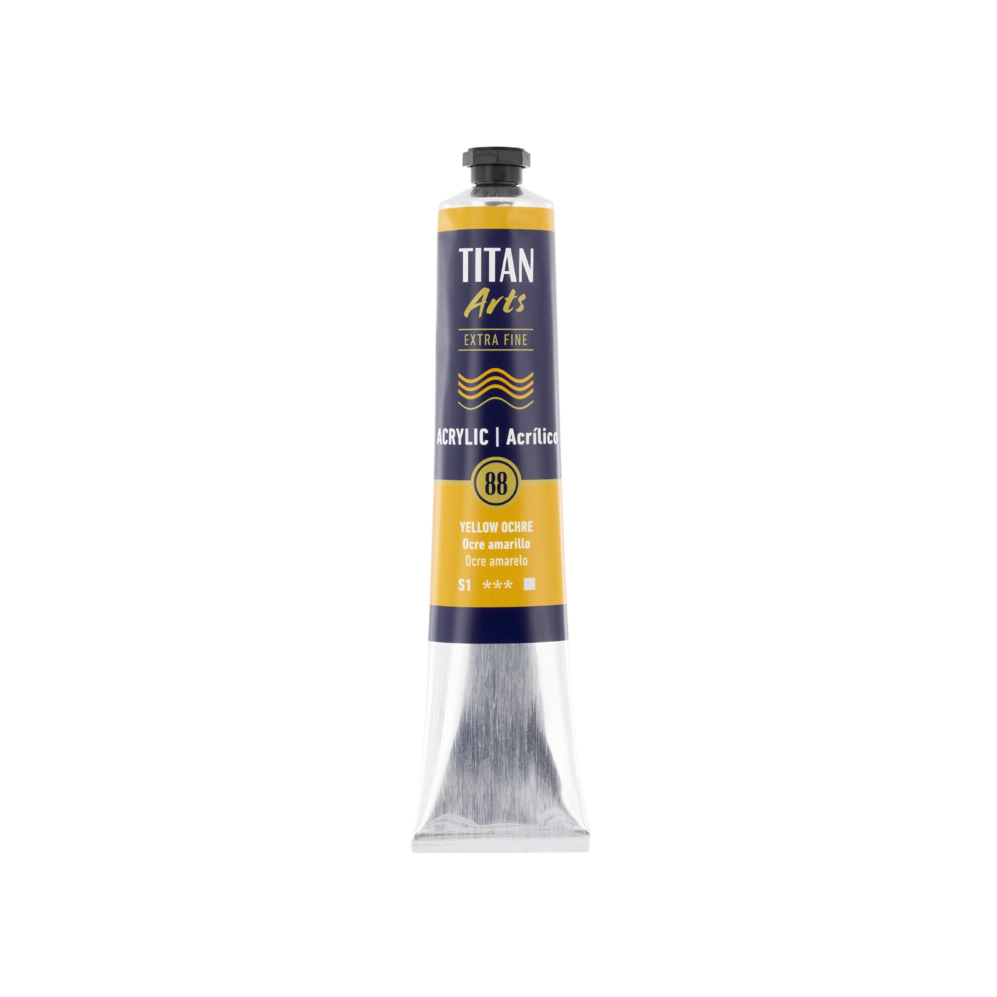 TITAN Arts Acrylic Extra Fine 60 ml Yellow ocrhre – Royal Talens