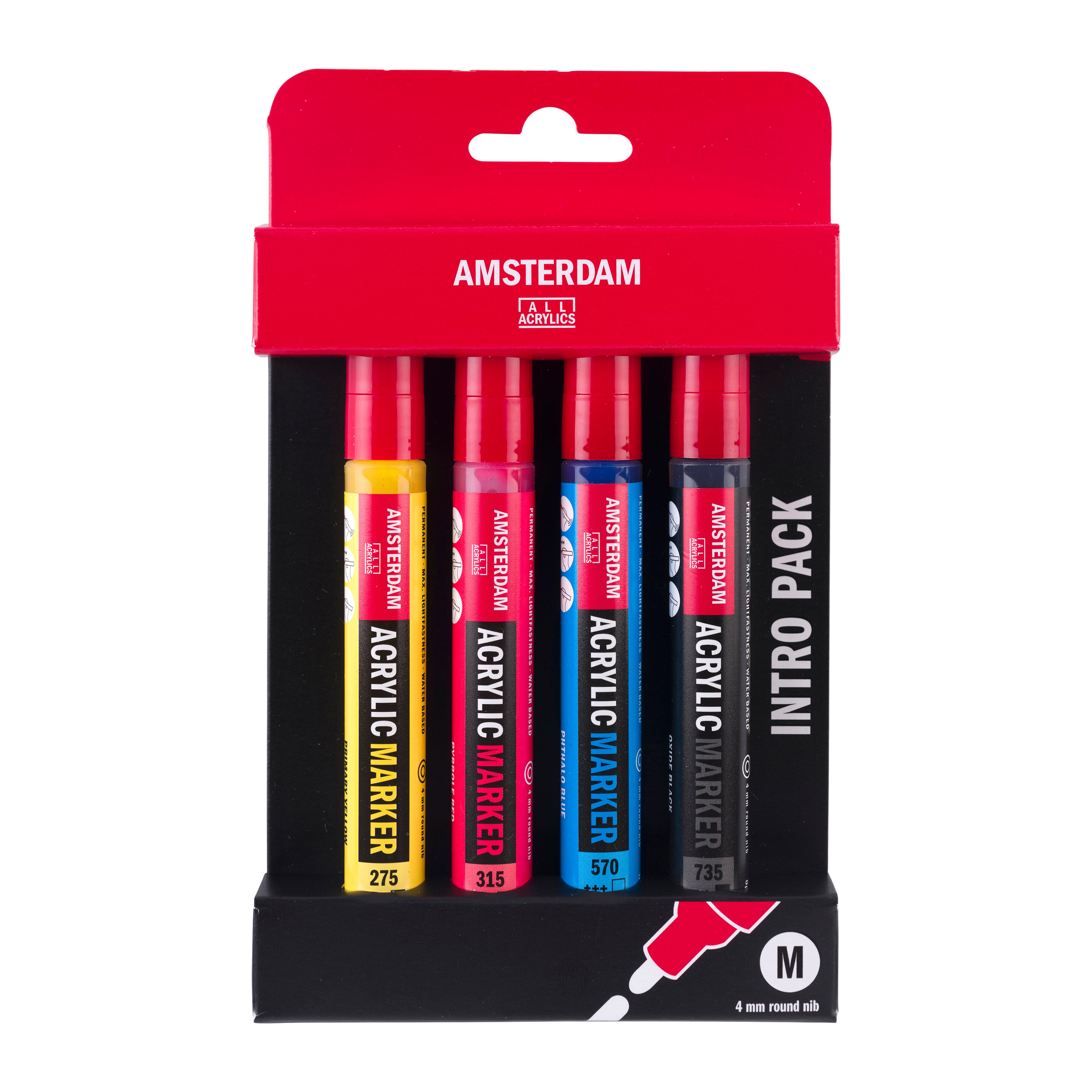 Amsterdam Acrylic marker intro set | 4 colors – Royal Talens