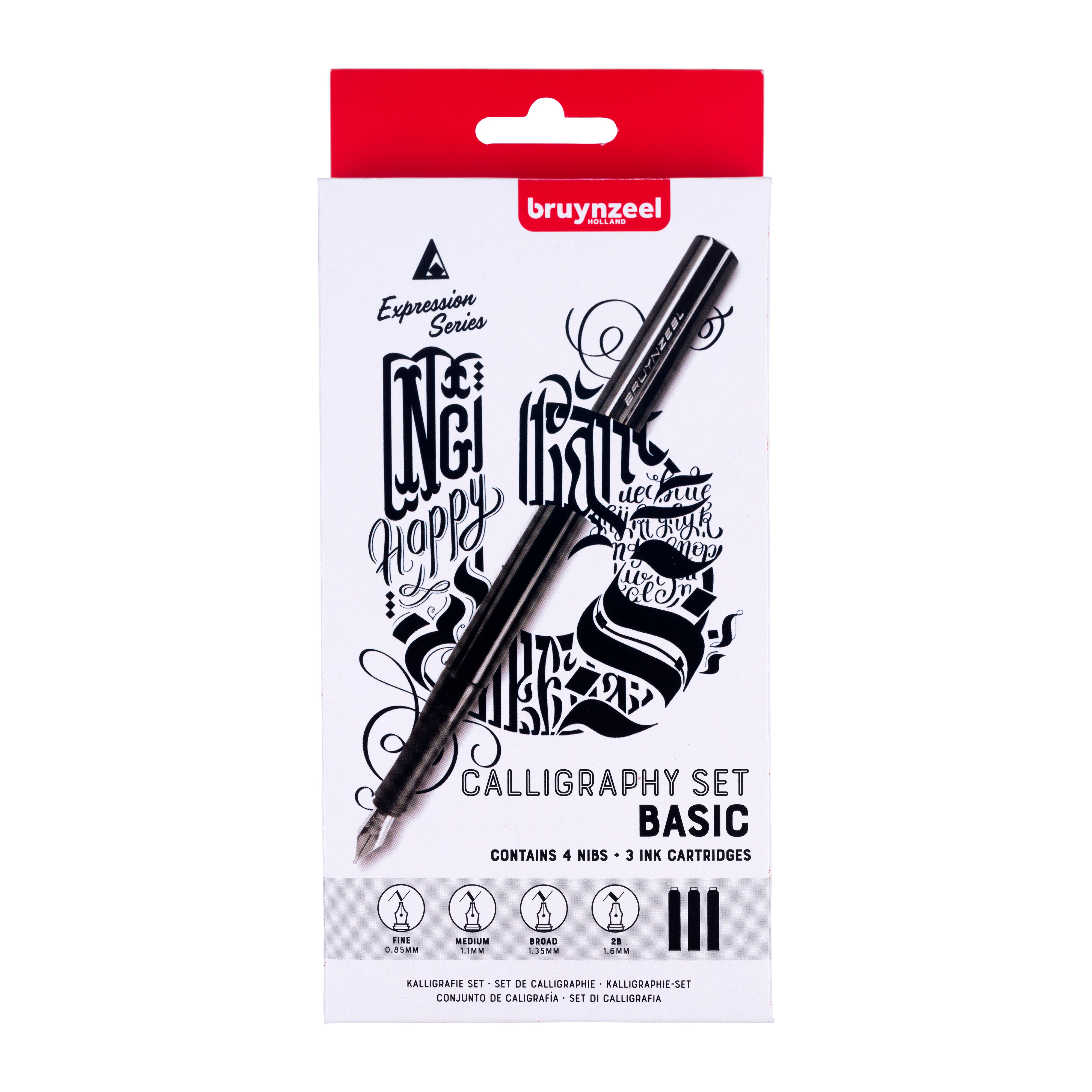 Bruynzeel Calligraphy set | 8 pieces – Royal Talens