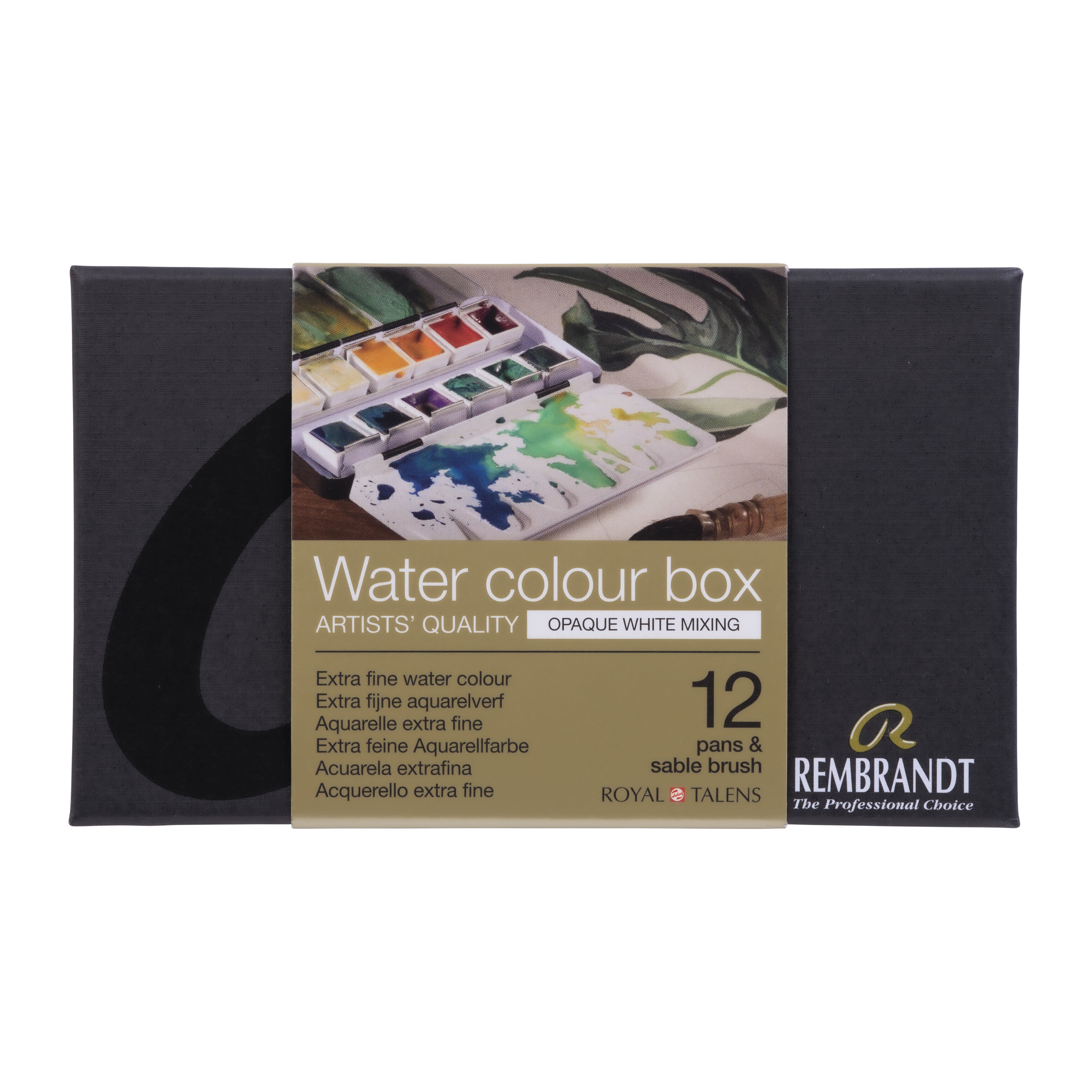 Rembrandt Watercolour metal tin set Opaque White Mixing Colour Selecti ...