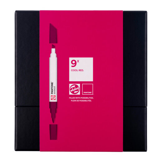 Talens | Pantone marker set 9x Cool Red – Royal Talens