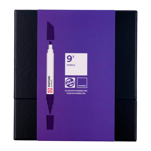 Talens | Pantone marker set 9x Purple – Royal Talens