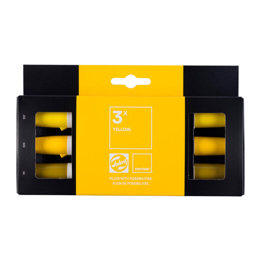 Talens | Pantone marker set 3x Yellow – Royal Talens