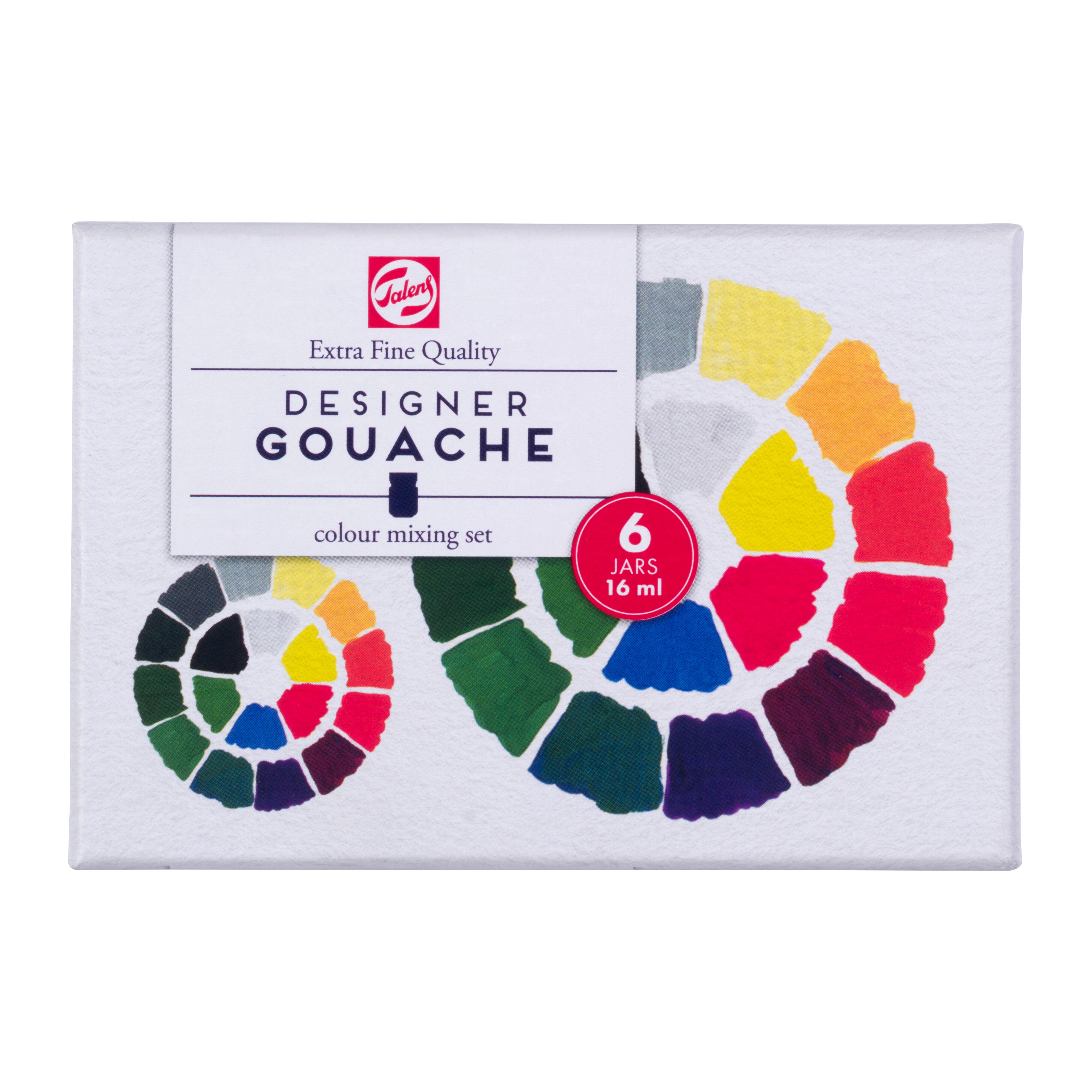 Talens Gouache Extra Fine primary set | 6 x 16 ml bottles – Royal Talens
