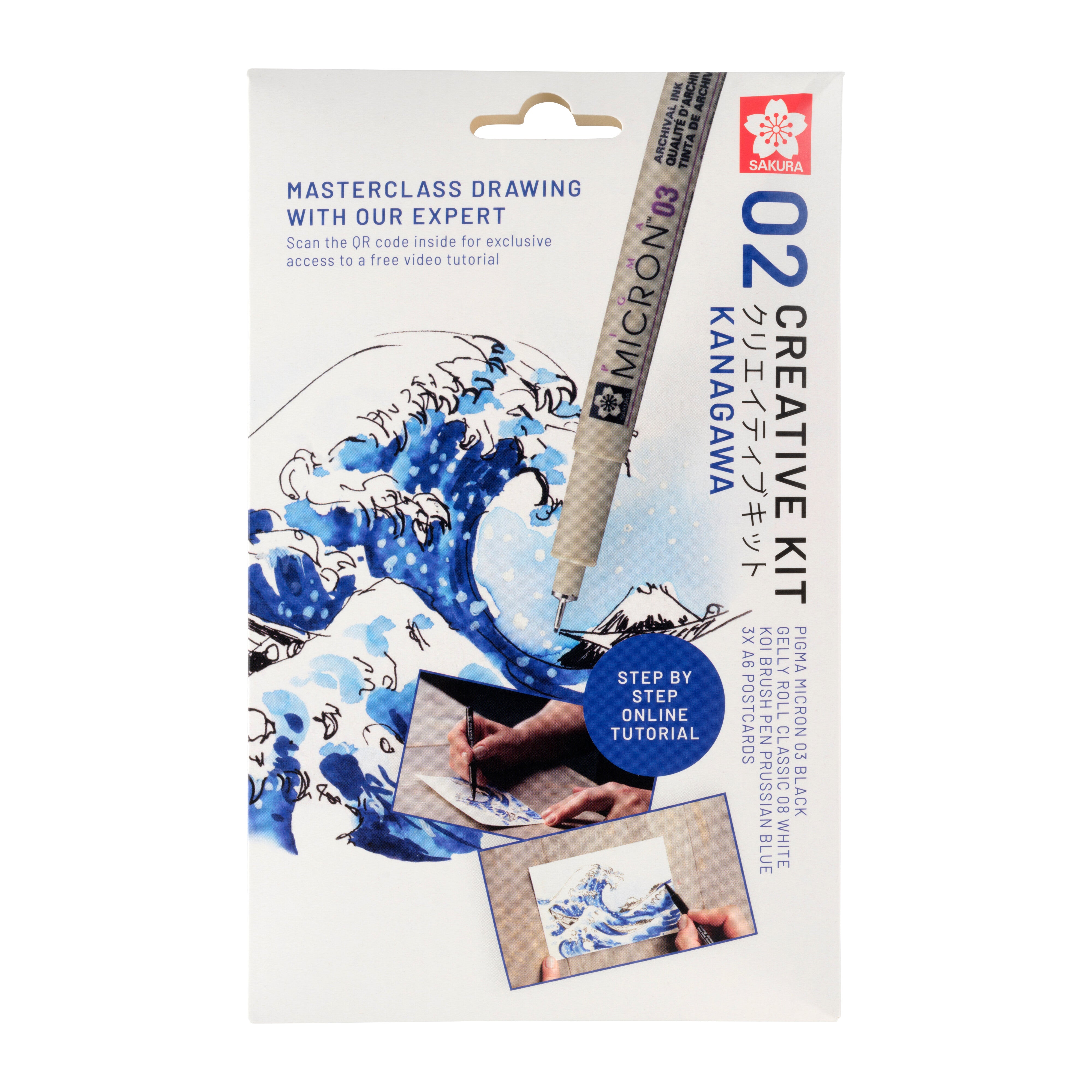 Sakura Creative Kit Great Wave of Kanagawa – Royal Talens