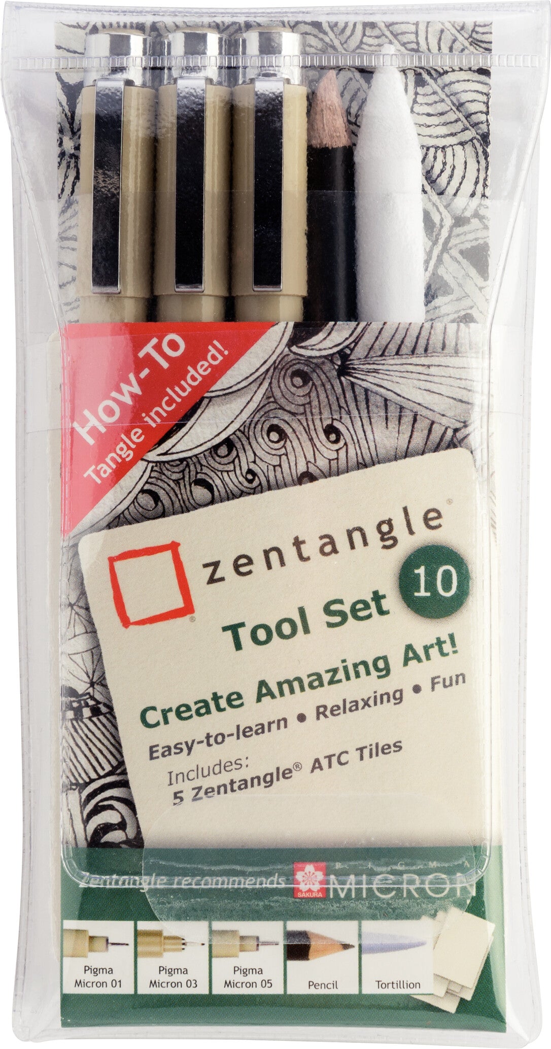 Sakura Zentangle tool set | 10 pieces – Royal Talens