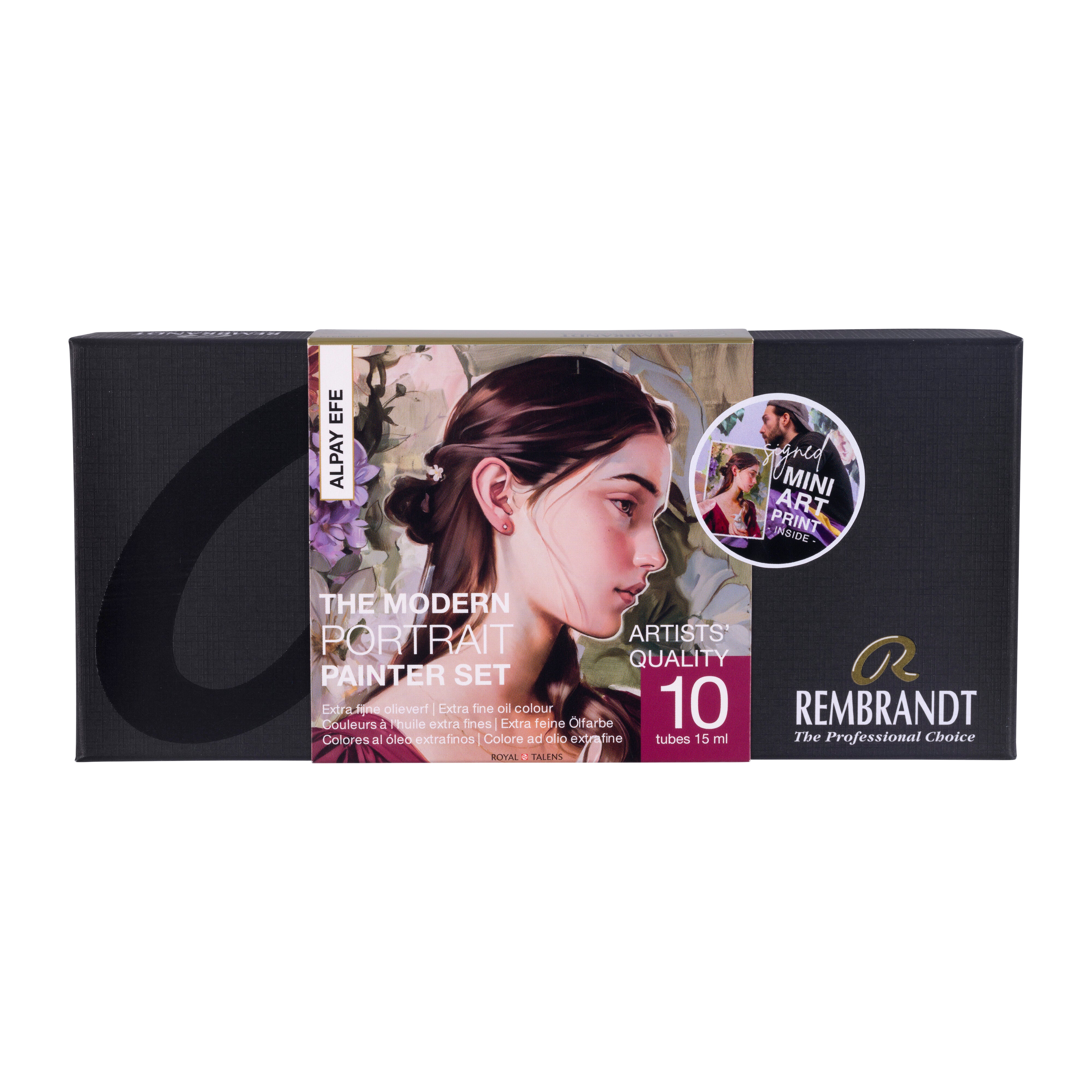 Rembrandt x Alpay Efe – The Modern Portrait Oil Colour Set | 10 x 15 m ...