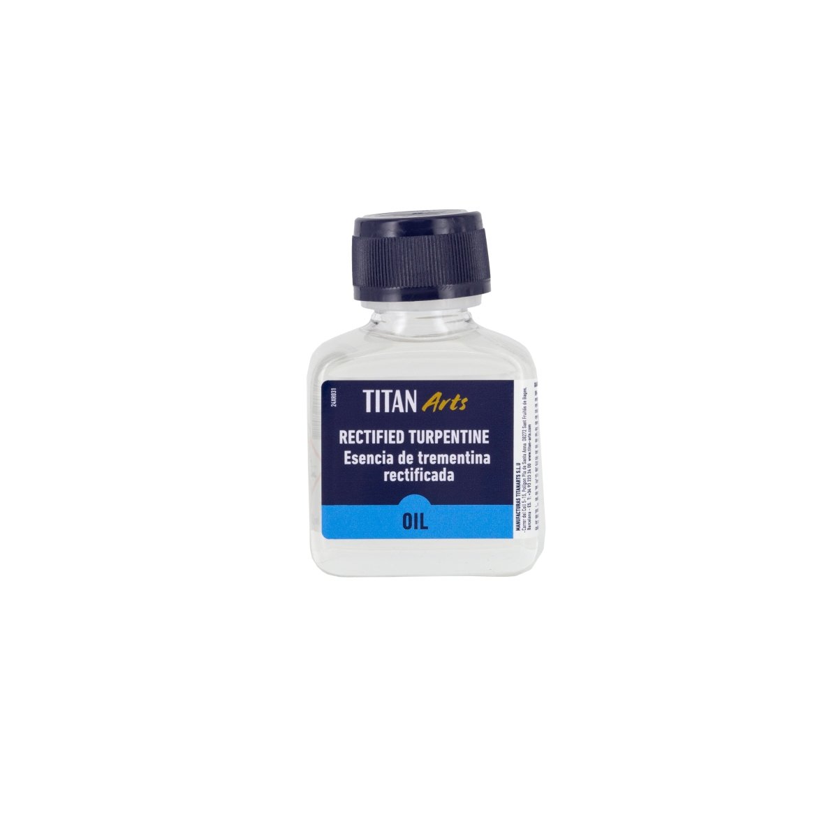 TITAN Arts Rectified Turpentine Bottle 100ml | Royal Talens