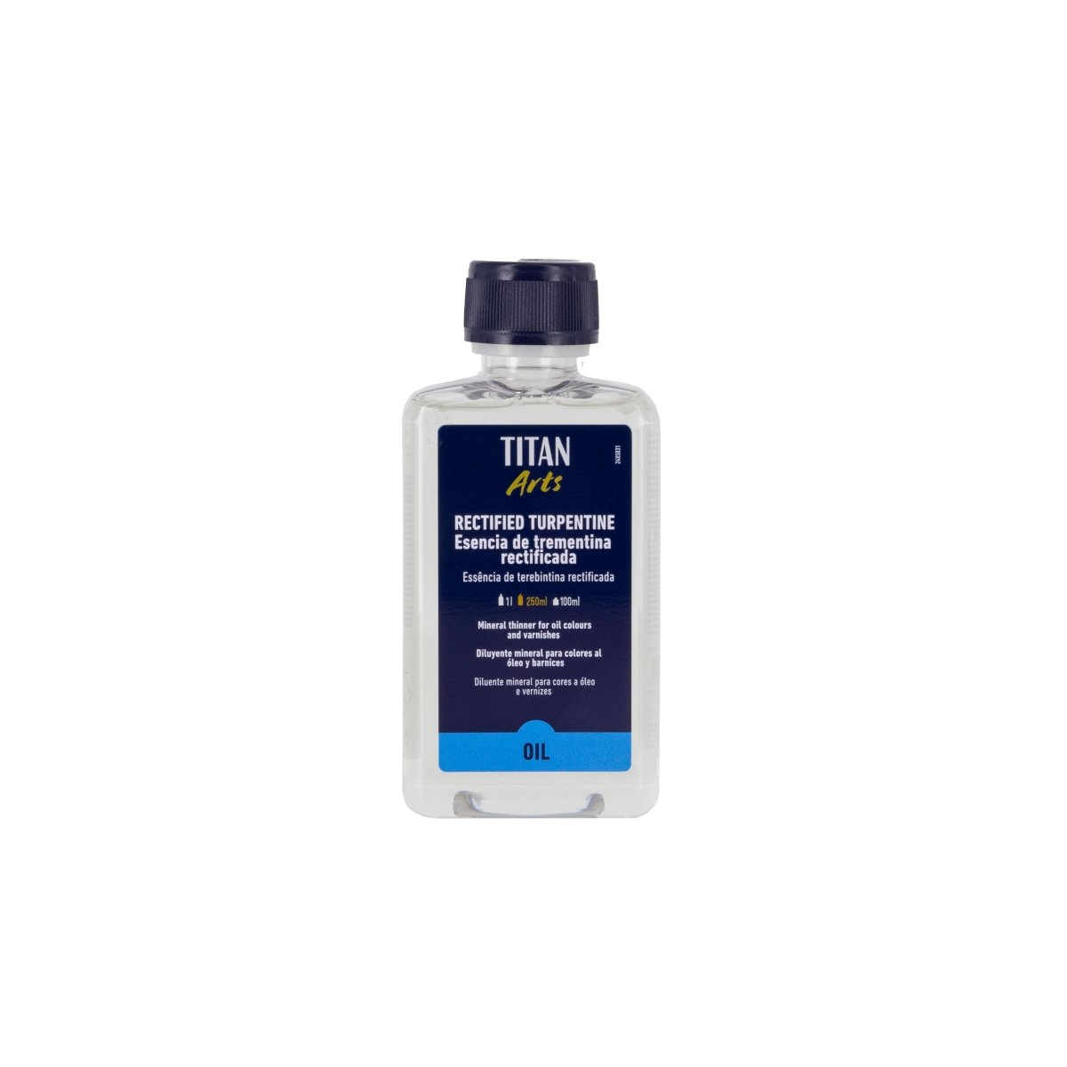 TITAN Arts Rectified Turpentine Bottle 250ml – Royal Talens