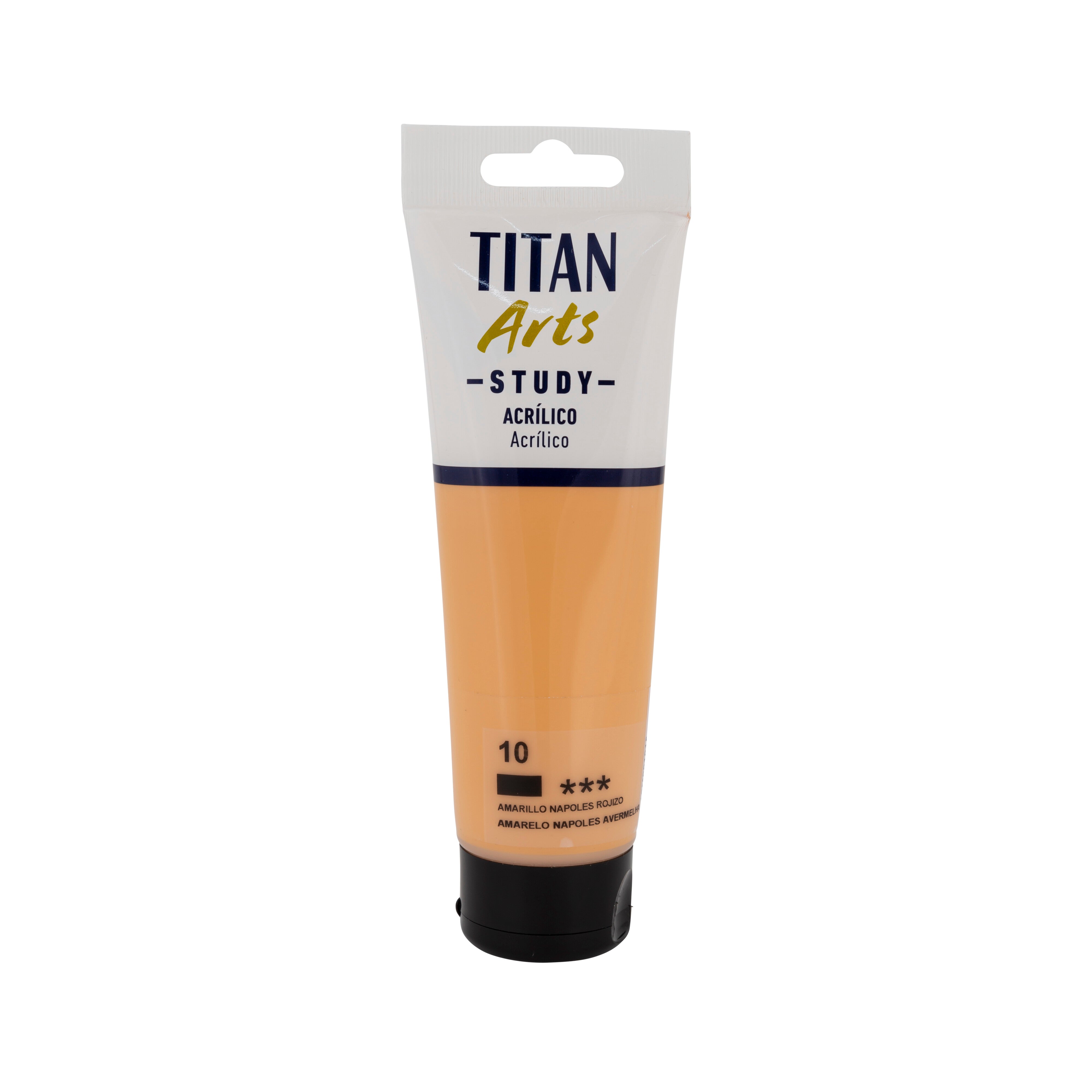 TITAN Arts Study Acrylic Naples Reddish Yellow Tube 120ml nº10 – Royal ...