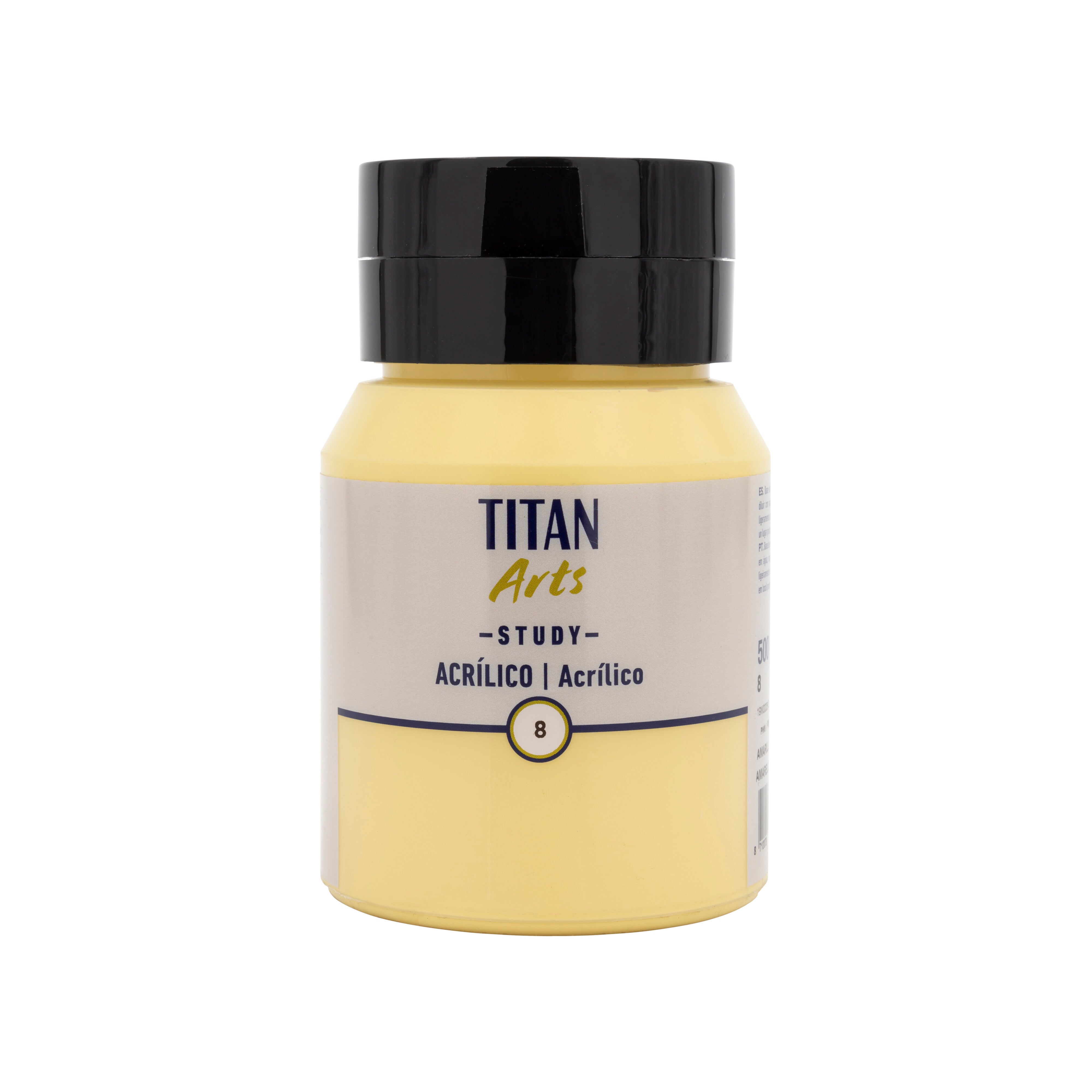 TITAN Arts Study Acrylic Naples Yellow Jarr 500ml nº8 | Royal Talens