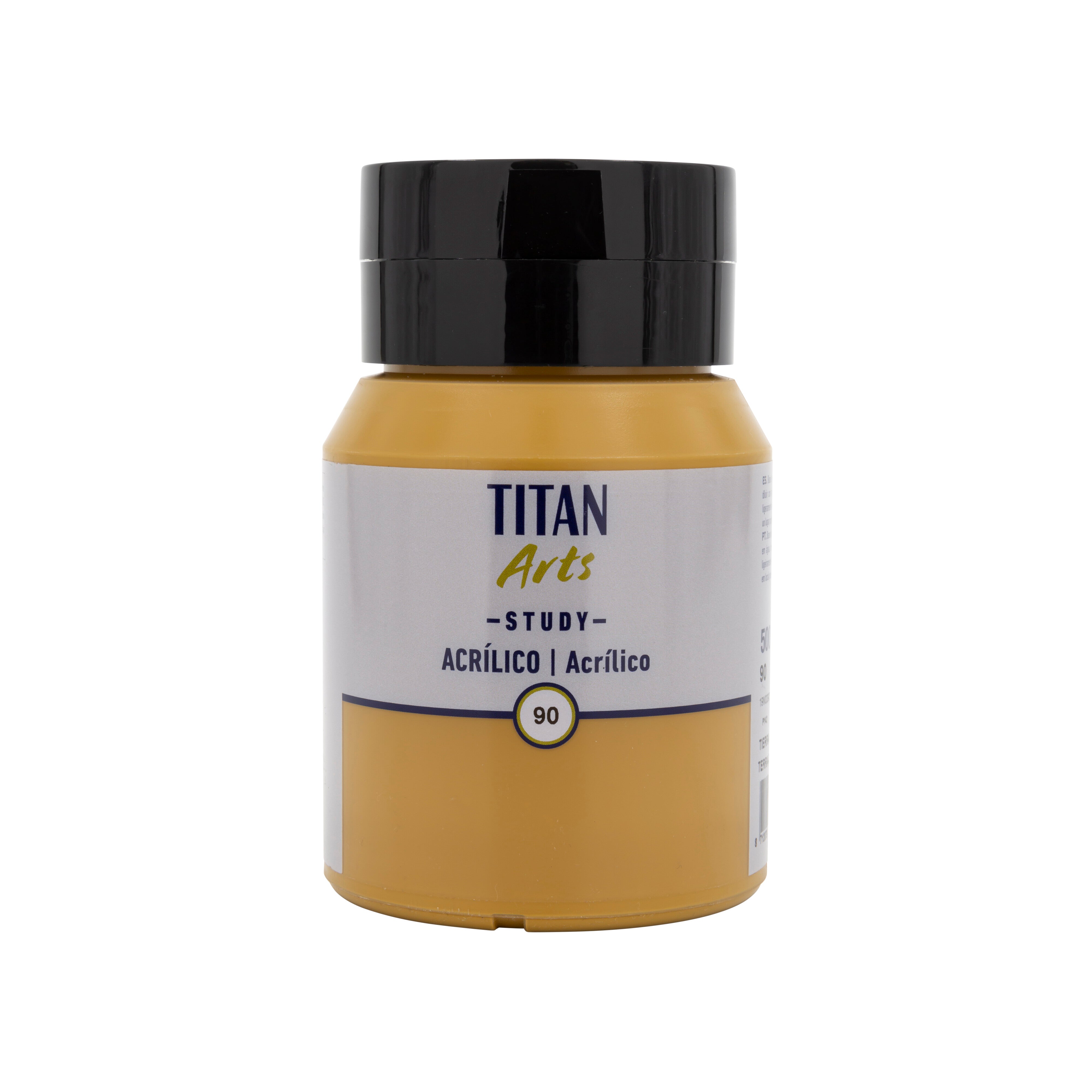 TITAN Arts Study Acrylic Raw Sienna Jarr 500ml nº90 – Royal Talens