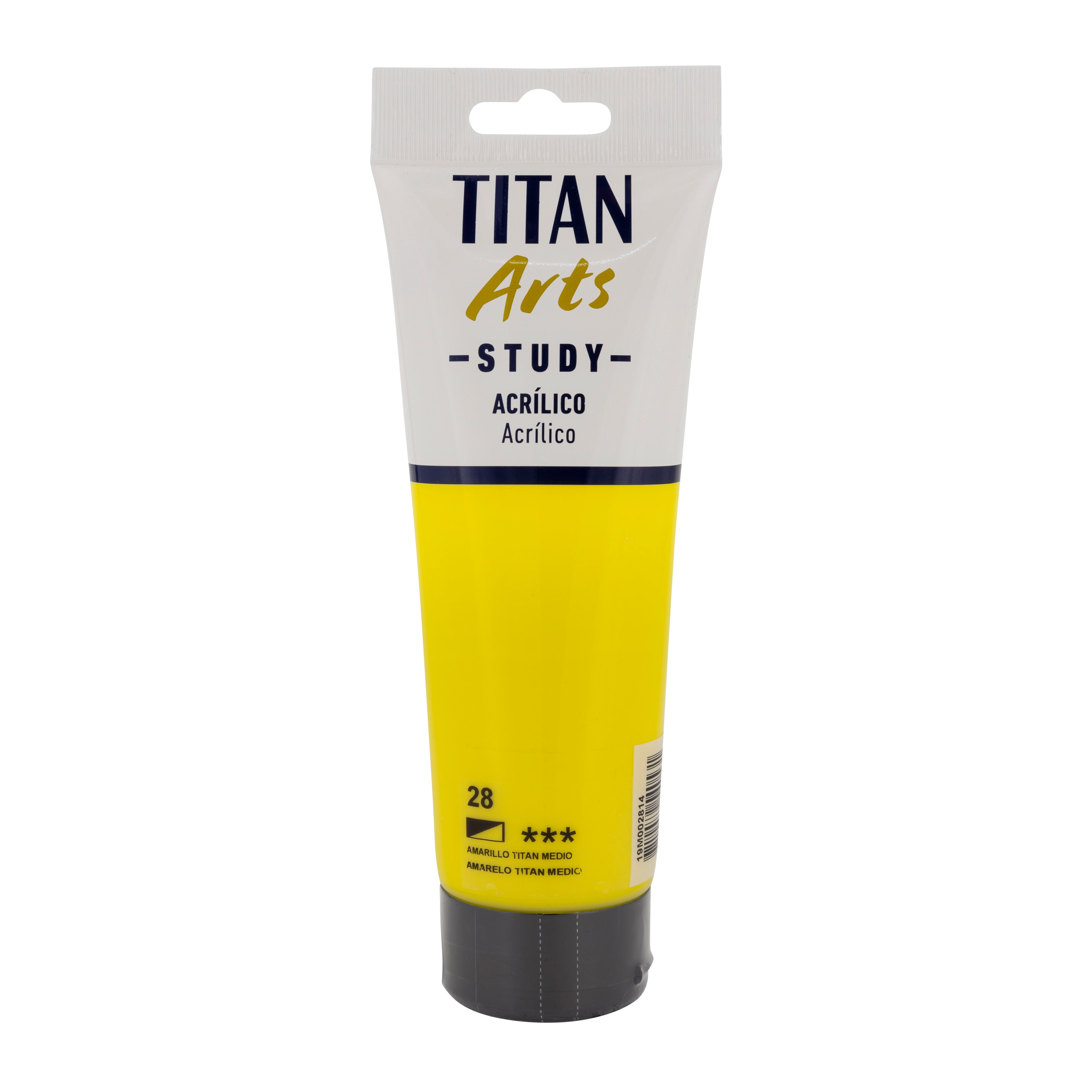 TITAN Arts Study Acrylic Titan Yellow Medium Tube 250ml nº28 | Royal Talens