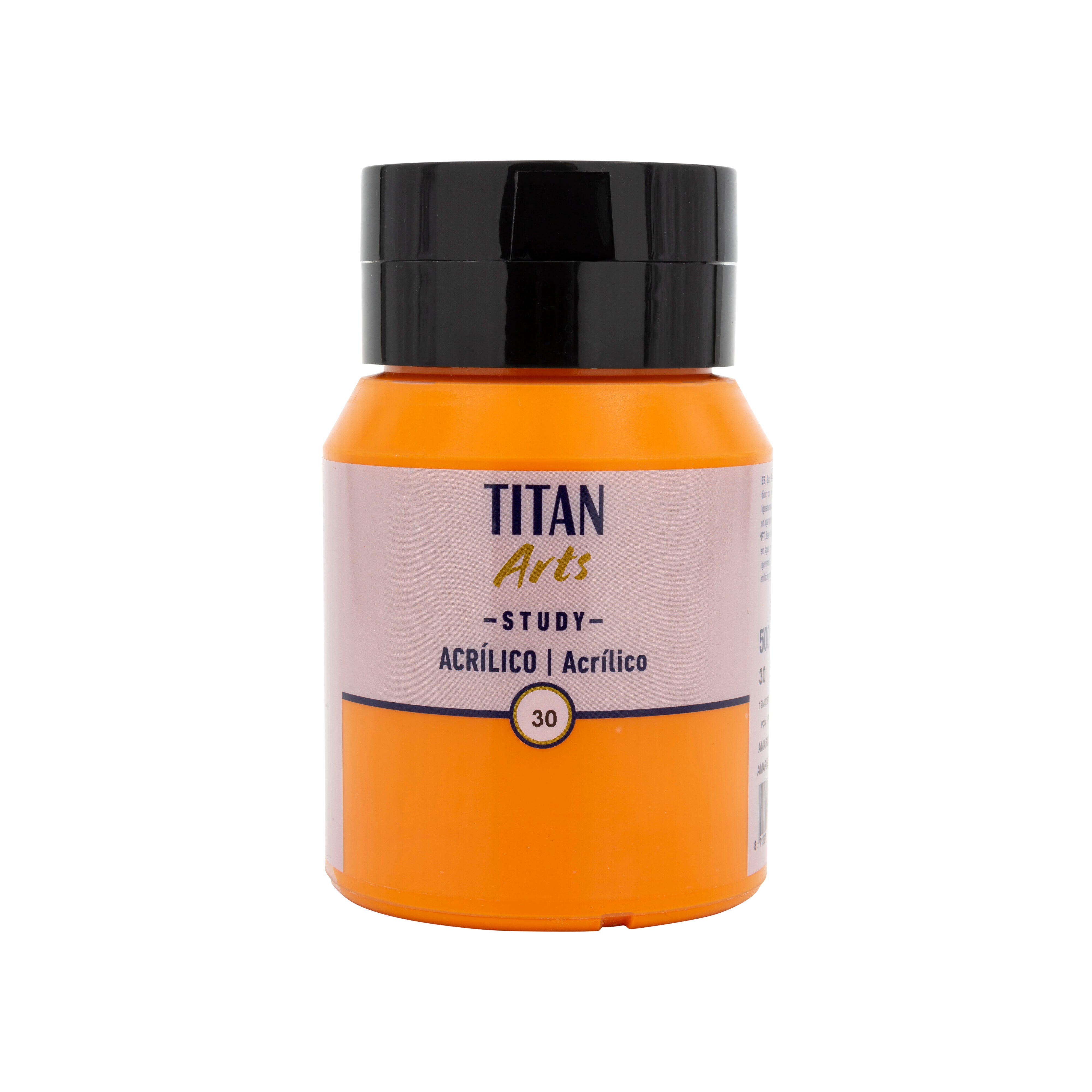 TITAN Arts Study Acrylic Titan Yellow Orange Jarr 500ml nº30 | Royal Talens