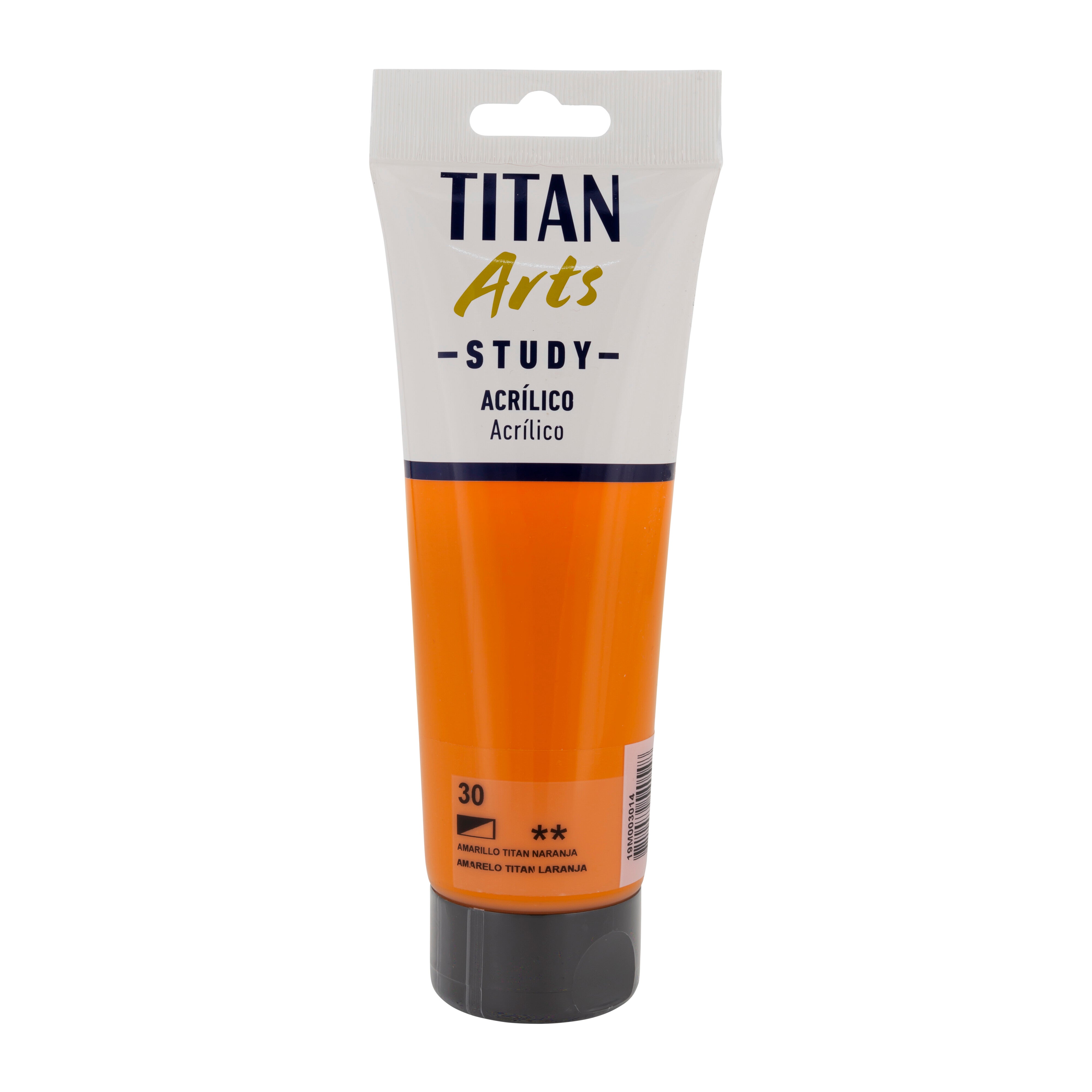 TITAN Arts Study Acrylic Titan Yellow Orange Tube 250ml nº30 – Royal Talens