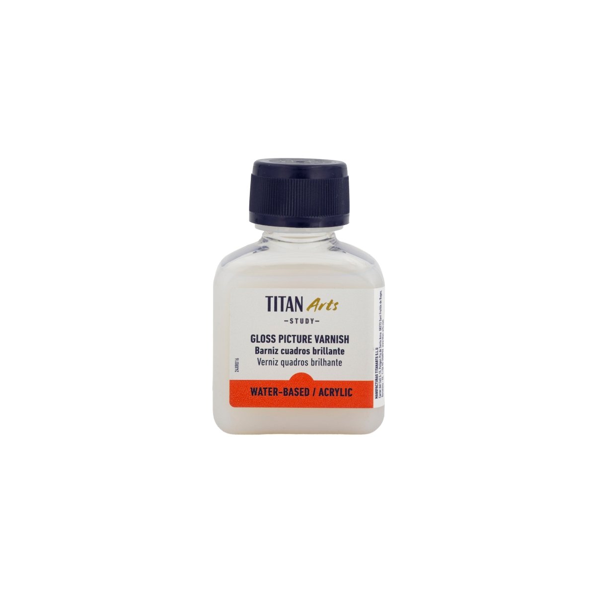 TITAN Arts Study Gloss Acrylic Varnish Bottle 100ml
